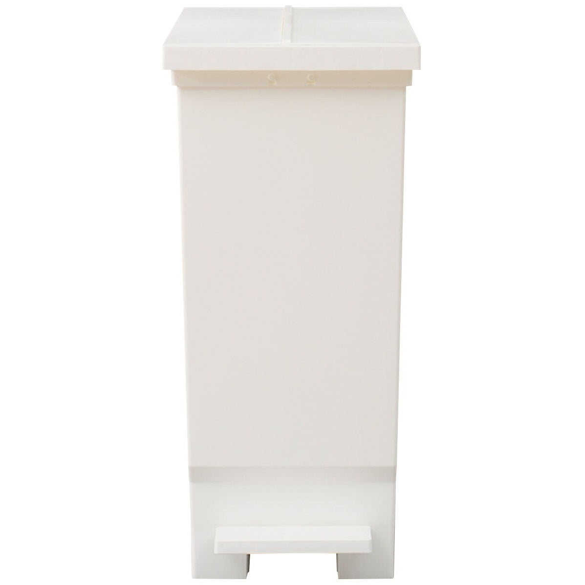 SIDE FLAP LID PEDAL PAIL 45L WH