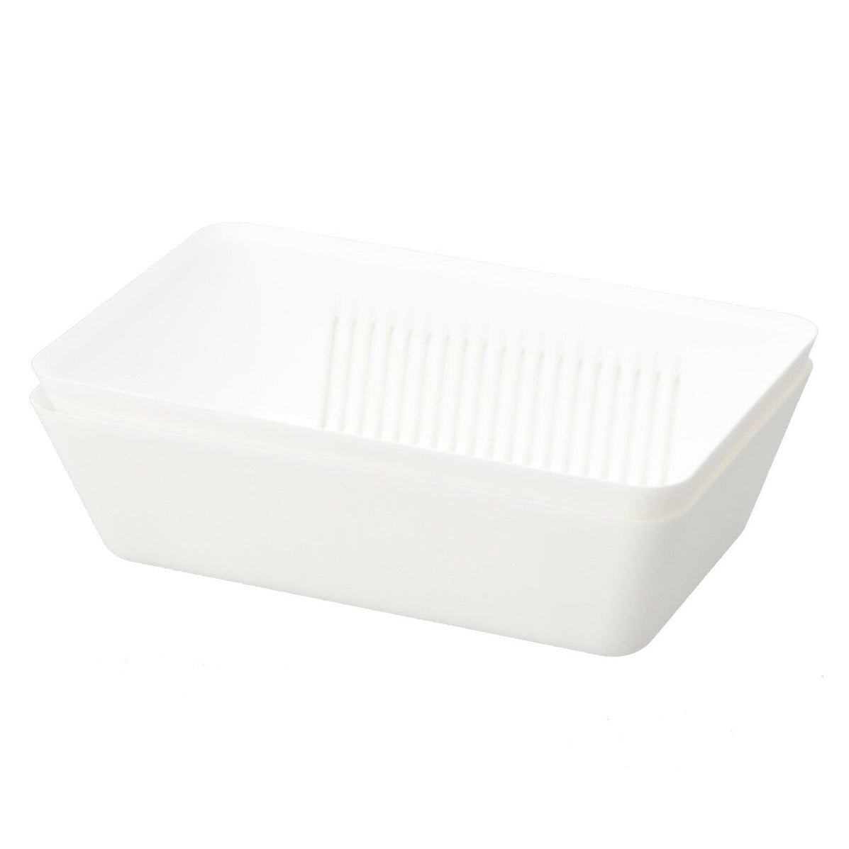 RECTANGLE STRAINER AND BOWL L